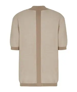 Emporio Armani Knit Shortsleeve Polo Shirt