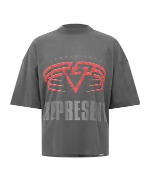 REPRESENT Shoulder Shortsleeve Tshirt - Gray