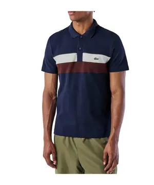 Lacoste Horizontal Colourblock Shortsleeve Polo Shirt