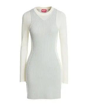 DIESEL® Fitted Woolen Dress