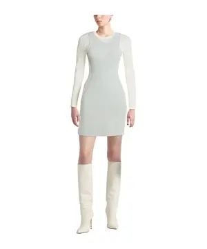 DIESEL® Fitted Woolen Dress