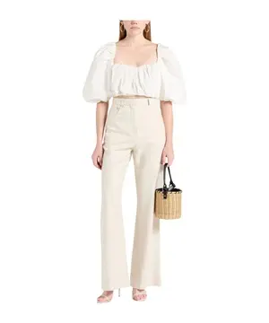 Jacquemus Solid-colored Flared Trousers