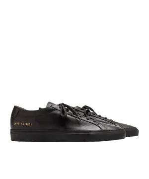 COMMON PROJECTS Logo Low-top Casual Shoes - Black