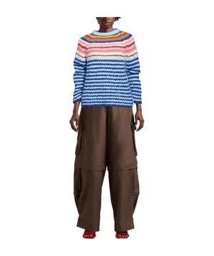 Max Mara Multi-color Ribbed Knit