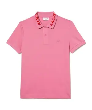 Lacoste Shortsleeve Polo Shirt - Pink