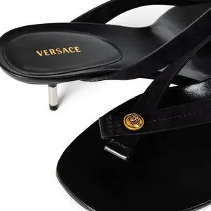Versace Medusa Detail Thong Sandals