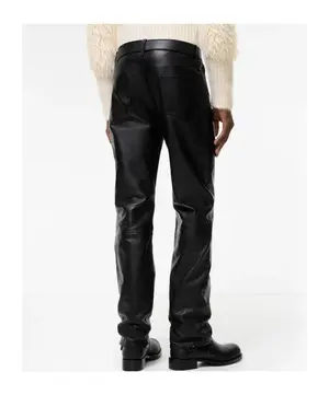 Burberry Leather Trousers