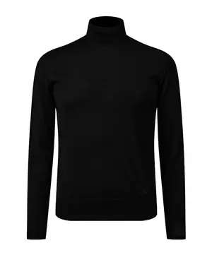 Valentino Garavani Ribbed Turtleneck Sweater With Vlogo Signature
