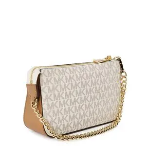 Michael Kors Signature Chain Clutch Bag