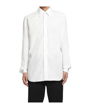 LARDINI Striped Shirt - White