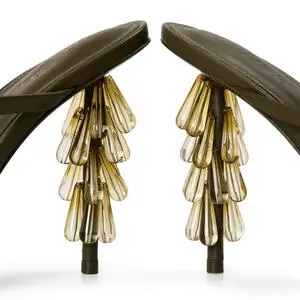 Cult Gaia Sage Heeled Sandals With Sculptural Heel - No