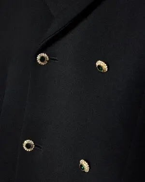 Celine Double-breasted Wool Coat
