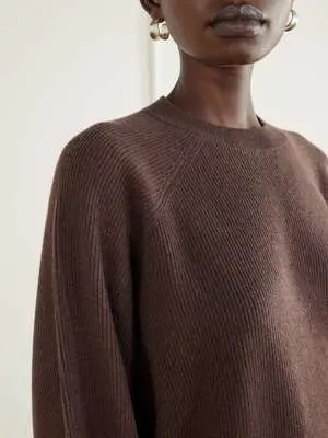 Brunello Cucinelli Ribbed Cashmere Sweater