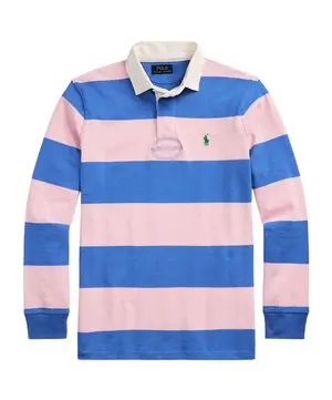 Polo Ralph Lauren Widestripe Longsleeve Rugby Polo Shirt