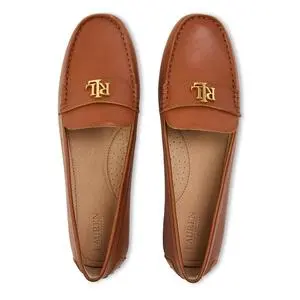 Ralph Lauren Solid Color Flat Shoes