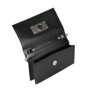 MAISON MARGIELA Leather Mini Bag With Metal Chain Strap