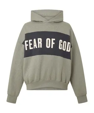 Fear Of God Letterprint Hooded Sweatshirt