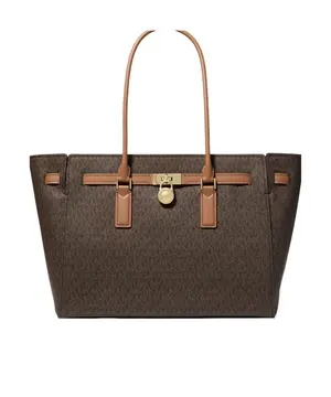 Michael Kors Solid Color Handbag - Brown