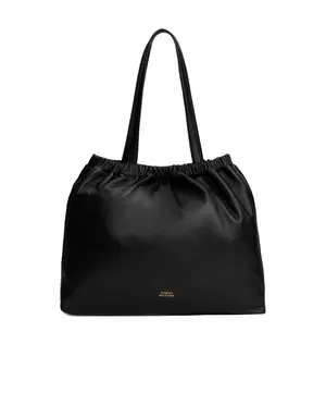 Tommy Hilfiger Solid Color Handbag - Black