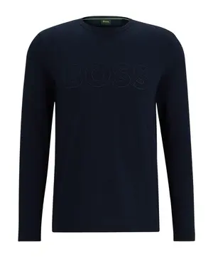Hugo Boss Crew Neck Longsleeve Tee - Blue