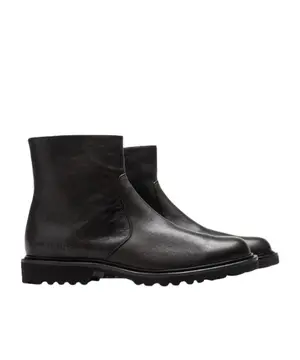 COMMON PROJECTS Logo Boots - Black