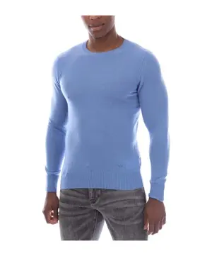 Emporio Armani Crewneck Knit Sweater - Blue