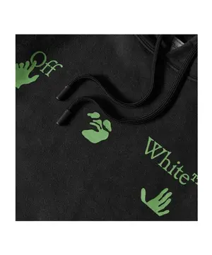 Off-White Printed Hooded Sweatshirt
