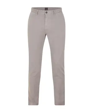 Hugo Boss Twill Chino Trousers - Grey
