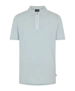 Paul Smith Short Sleeve Polo Shirt - Blue