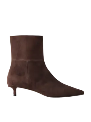 JIMMY CHOO Lory 35 Suede Ankle Boots - Brown