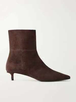 JIMMY CHOO Lory 35 Suede Ankle Boots