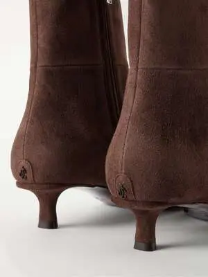 JIMMY CHOO Lory 35 Suede Ankle Boots