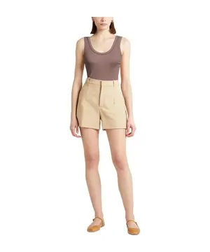Brunello Cucinelli Sleeveless Solid-colored Stretch Top
