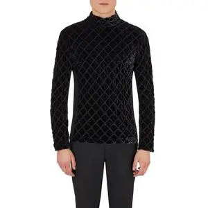 Emporio Armani Mock Neck Longsleeve Top