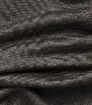 Corneliani Virgin Wool Long-sleeve Polo Shirt