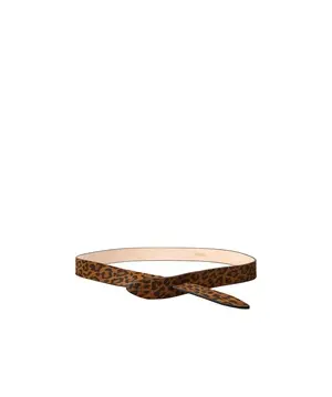 Isabel Marant Étoile Leopard Print Leather Belt