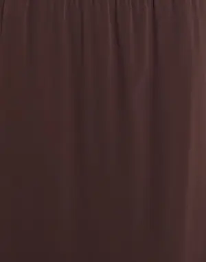 Rick Owens Minimalist Solid-color Midi Skirt