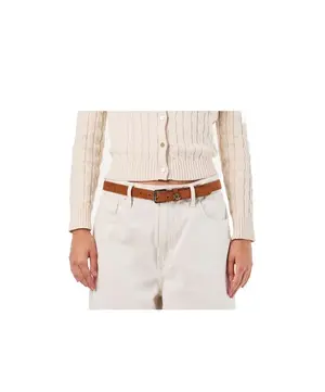 Ralph Lauren Solid Color Leather Belt