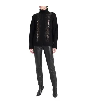Max Mara Solid-color Wool Turtleneck Sweater