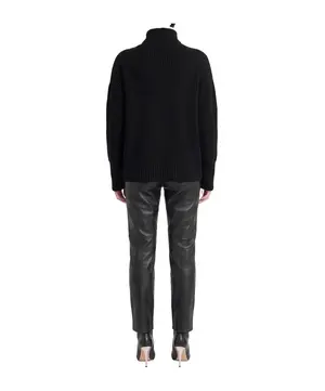 Max Mara Solid-color Wool Turtleneck Sweater