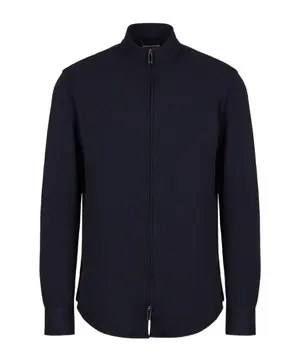 Emporio Armani Stand Collar Full-zip Jacket