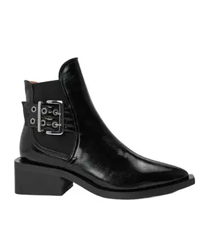 GANNI Glossy Ankle Boots