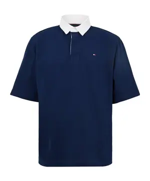 Tommy Hilfiger Short Sleeve Polo Shirt - Blue