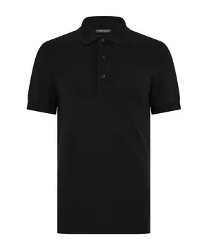 TOM FORD Plain Shortsleeve Polo Shirt