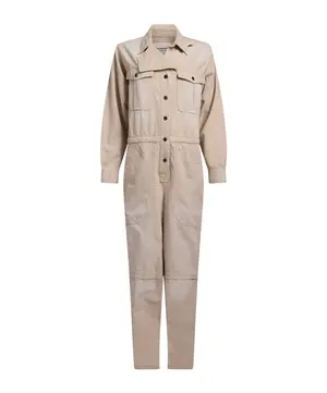 Isabel Marant Étoile Solid-color Long-sleeve Shirt Jumpsuit