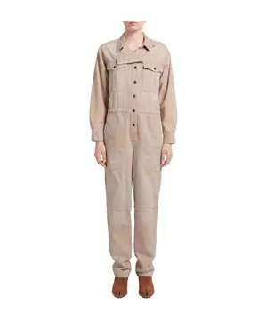 Isabel Marant Étoile Solid-color Long-sleeve Shirt Jumpsuit