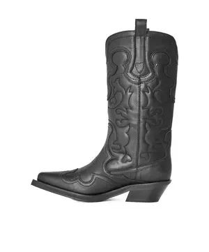 GANNI Western Midcalf Boots