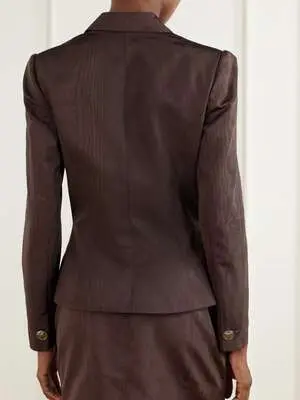 WIEDERHOEFT Twill Embellished Blazer