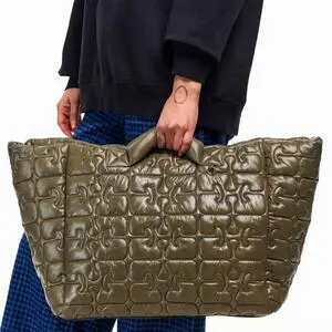 GANNI Quilted Tote Bag