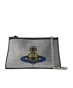 VIVIENNE WESTWOOD Simple Crossbody Bag - Silver
